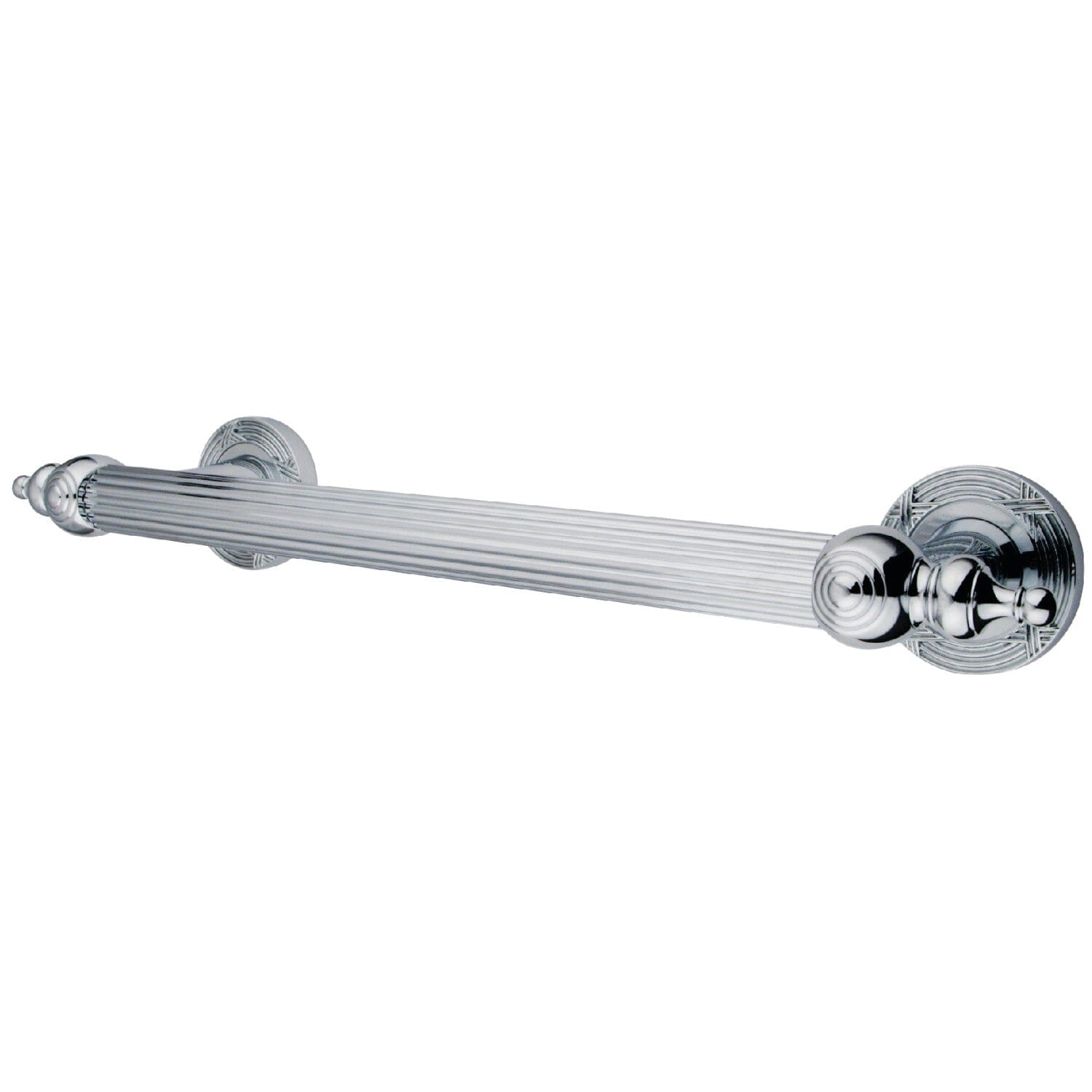 Templeton 12-Inch x 1-Inch O.D. Brass Decorative Grab Bar | Polished ...