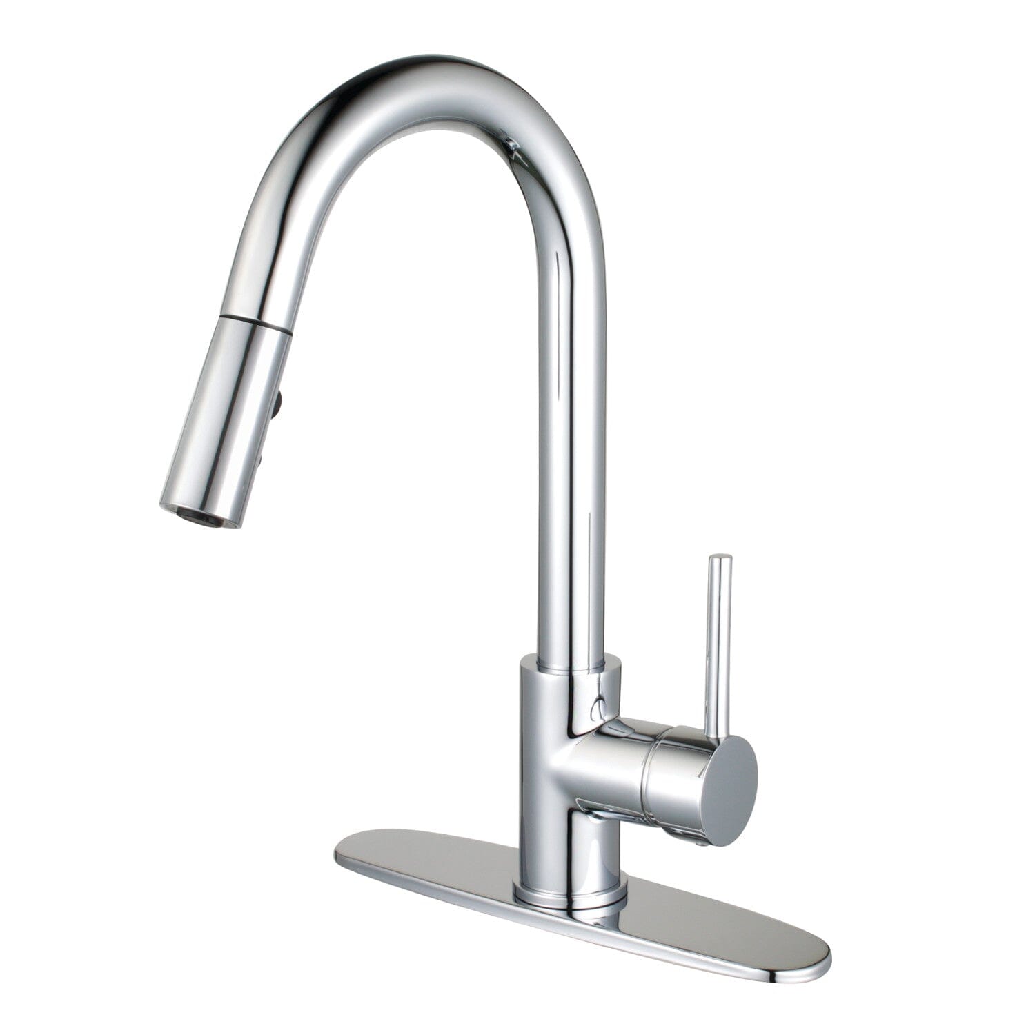 Concord One-Handle 1-Hole Deck Mount Bar Faucet with Pull Down Sprayer ...