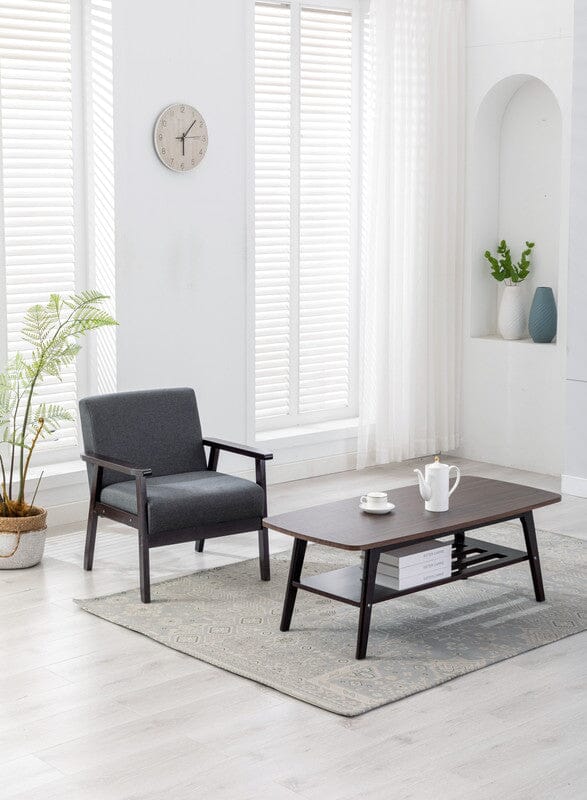 Bahamas Espresso Coffee Table and Chair Set | DesignerHardware.com